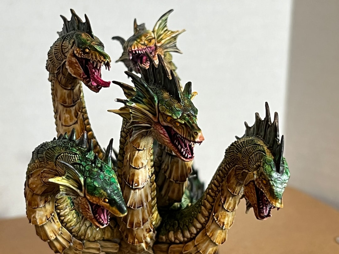 Hydra DND Resin, 28mm Scale Dungeons & Dragons, Tabletop Miniature - Etsy