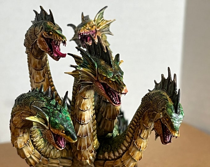 Hydra DND Resin, 28mm Scale Dungeons & Dragons, Tabletop Miniature - Etsy