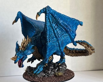 Dnd Blue Dragon Miniature - Etsy