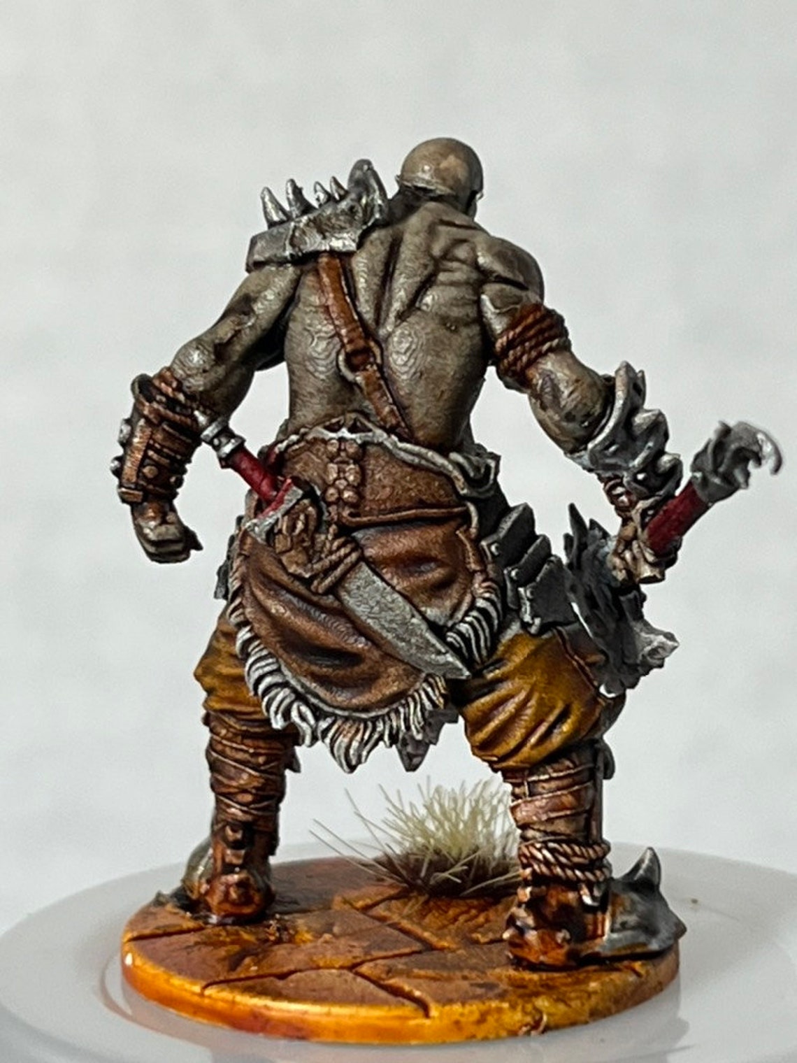 Orc Orog | Half-orc Fighter Barbarian | DND 28mm Painted or Unpainted ...