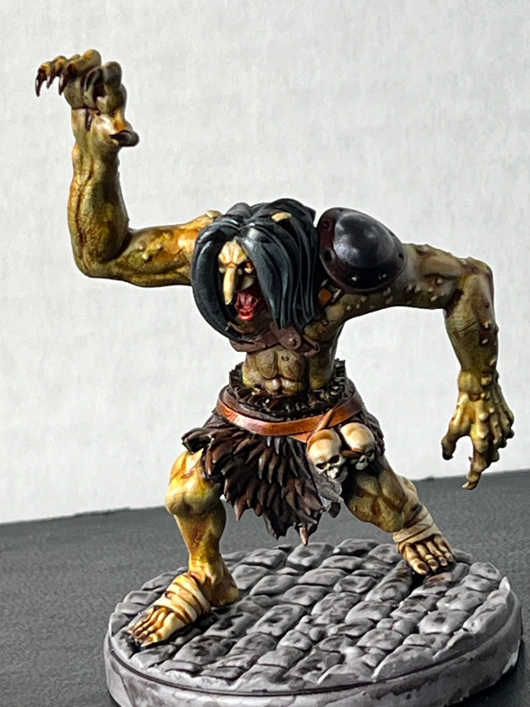 Troll DND de resina, escala de 28 mm, miniatura de mesa de Dungeons ...