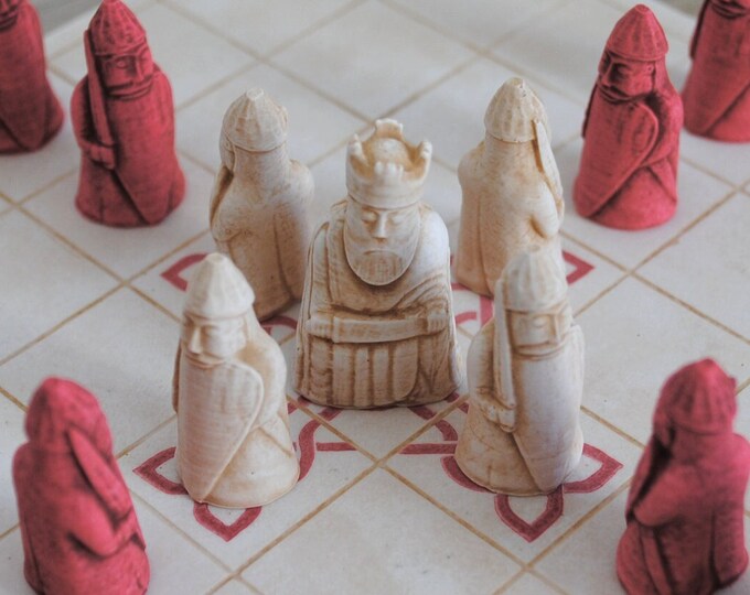 Brandubh (Brandub, Tablut) Juego de Mesa hecho a mano con resina ...