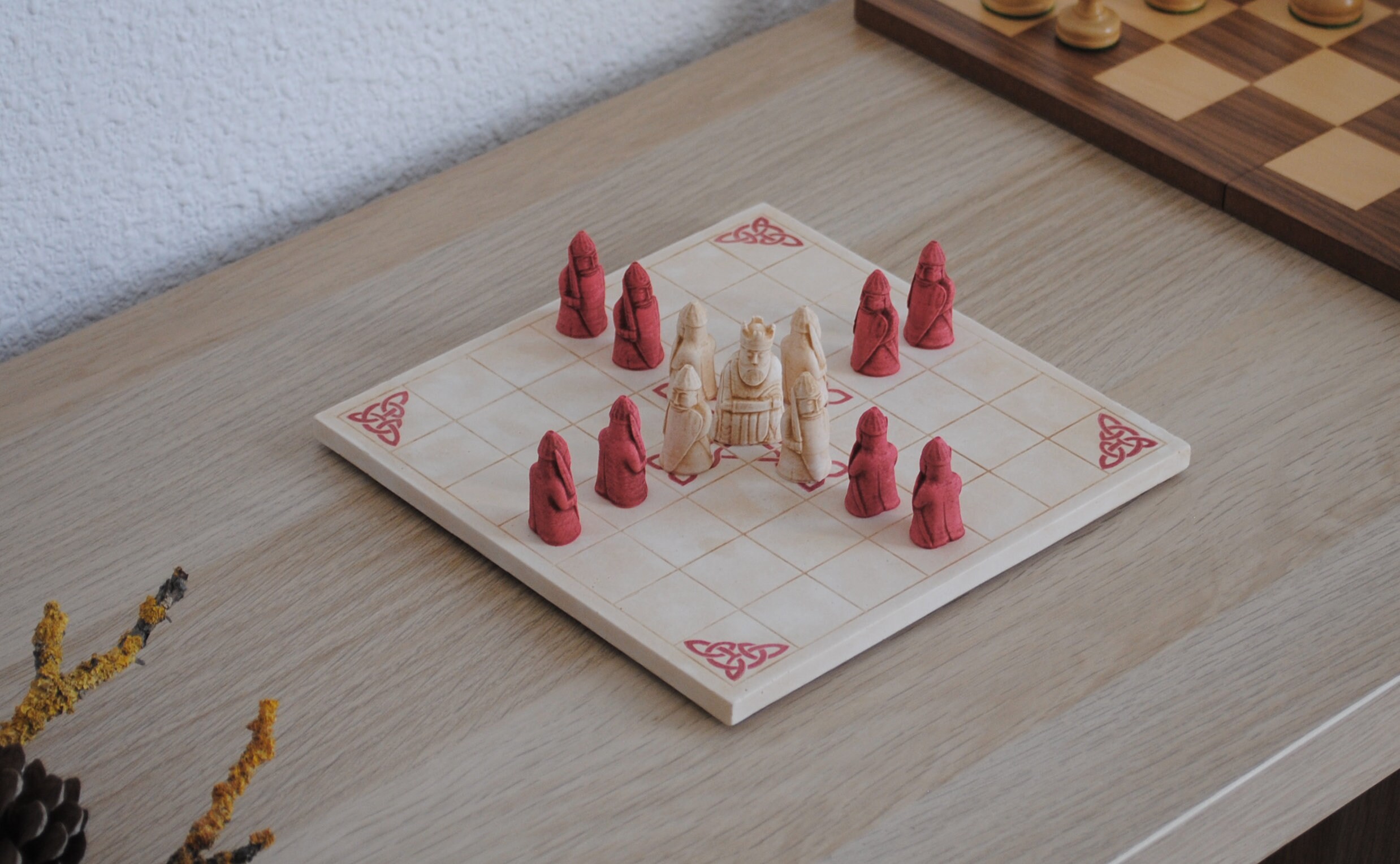 Brandubh Brandub Tablut Juego de Mesa hecho a mano con - Etsy España
