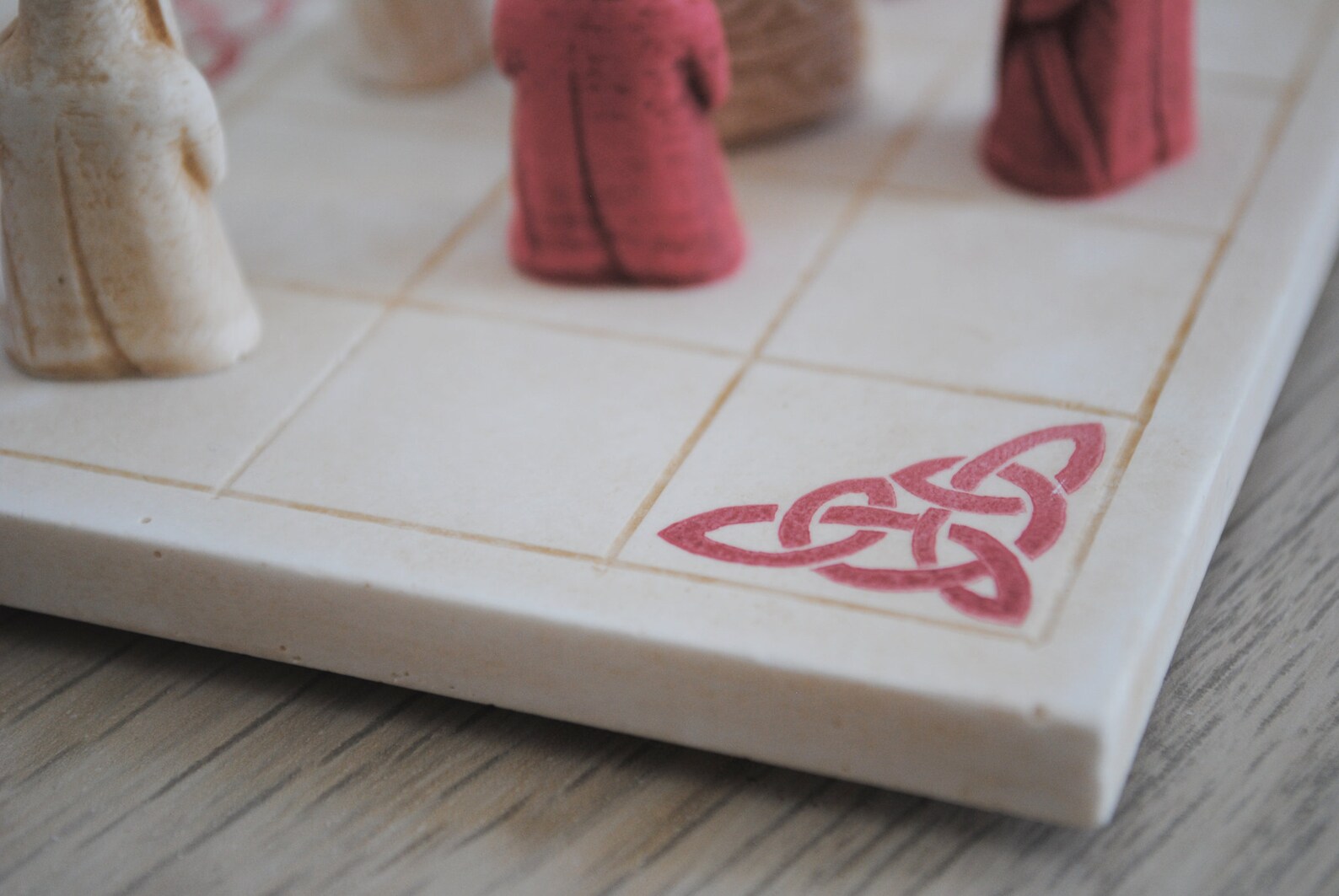 Brandubh Brandub Tablut Juego de Mesa hecho a mano con - Etsy España