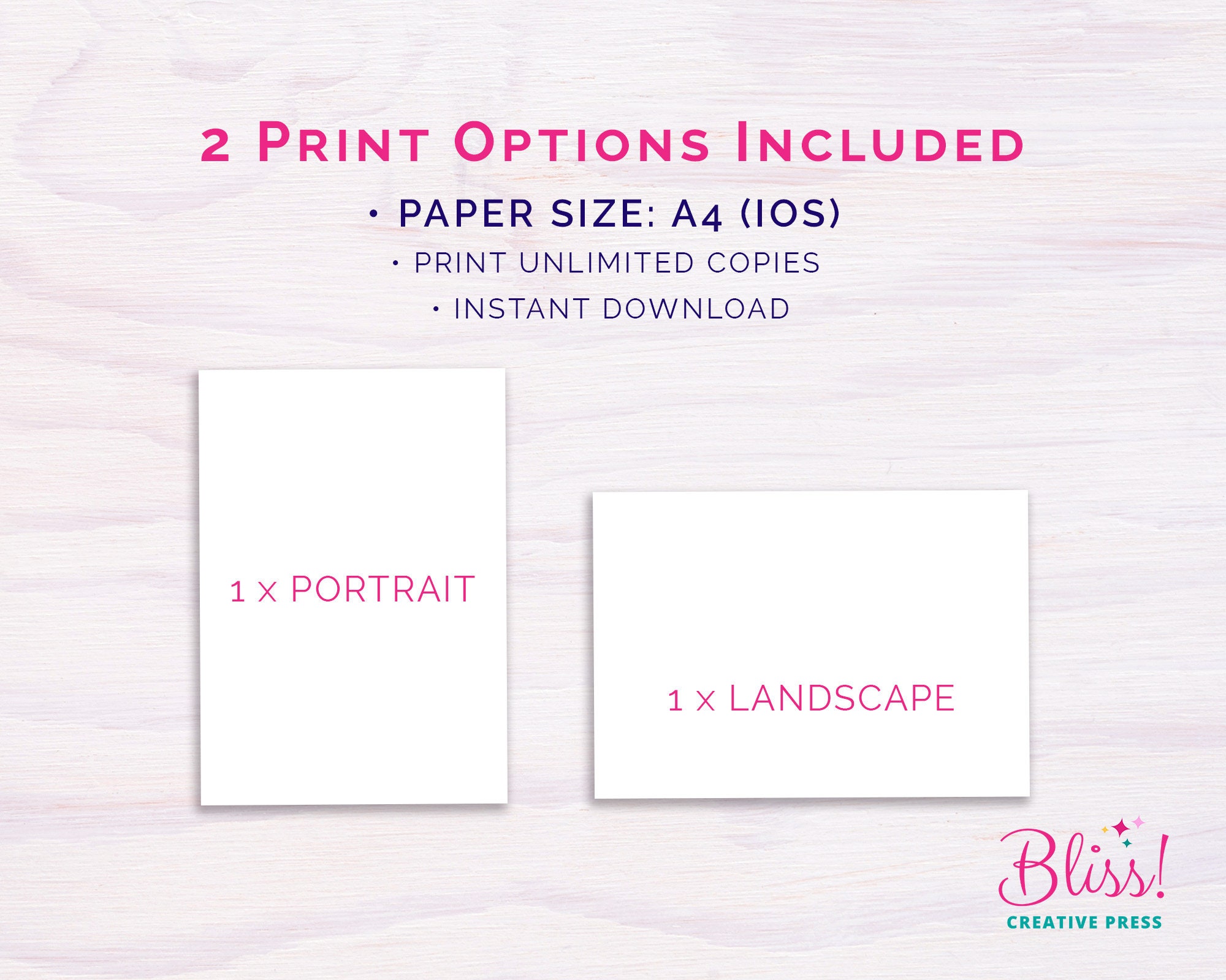 A4 Colour Swatch Chart 24 Colours A4 Portrait Landscape DIY Colour ...