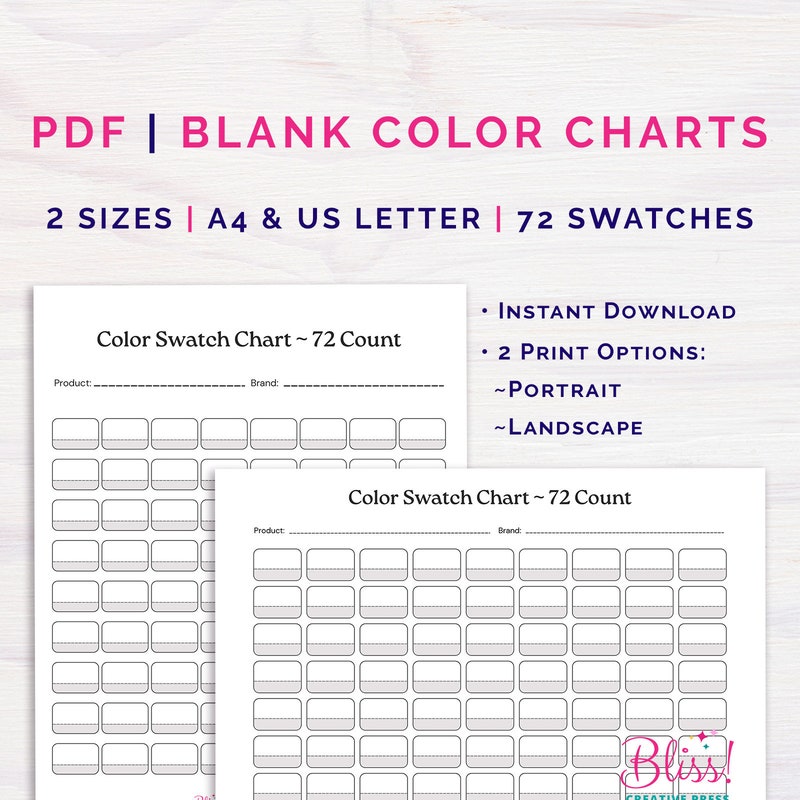 Blank Charts - Etsy