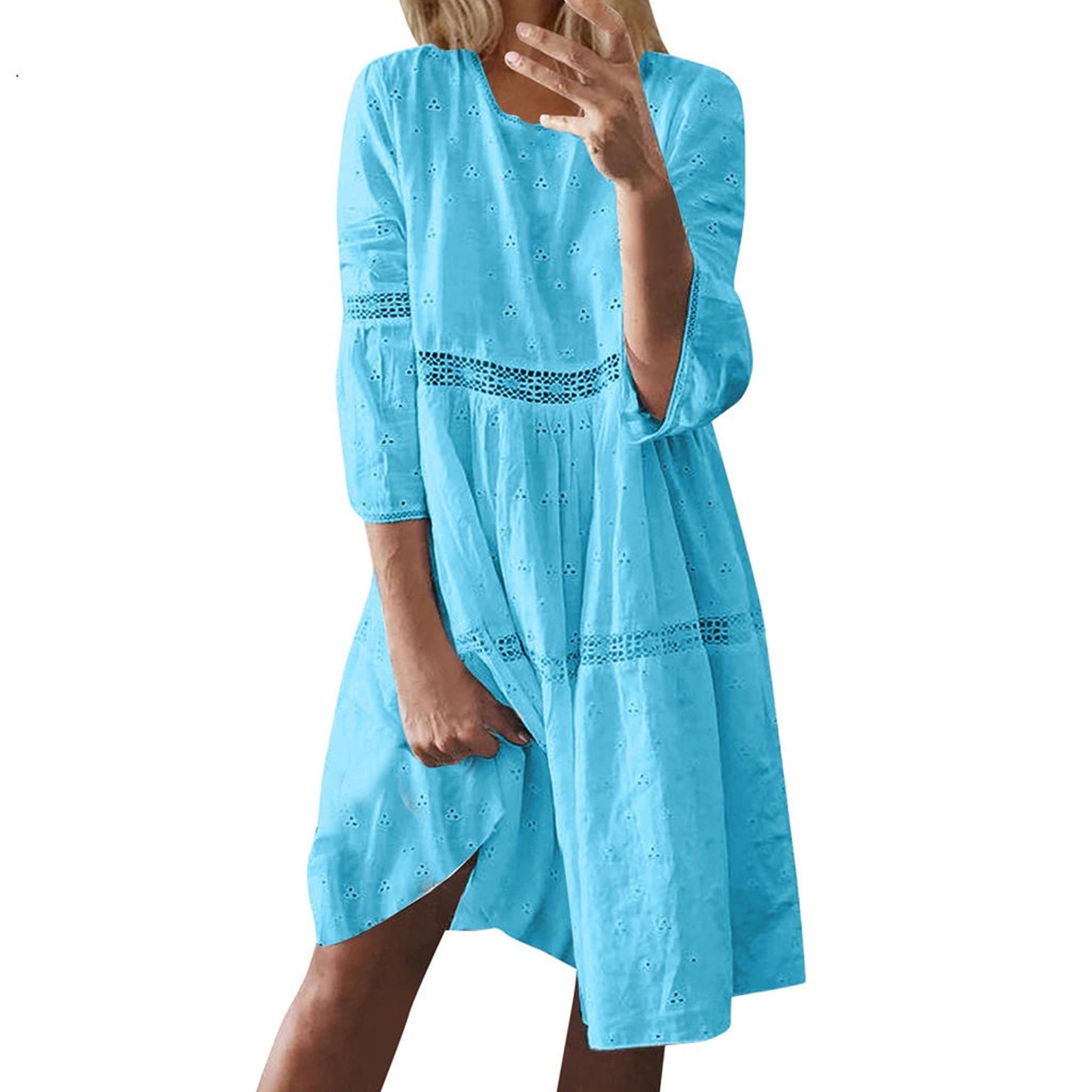 Women Linen Dress Linen Floral Dress Women for Linen 3/4 - Etsy