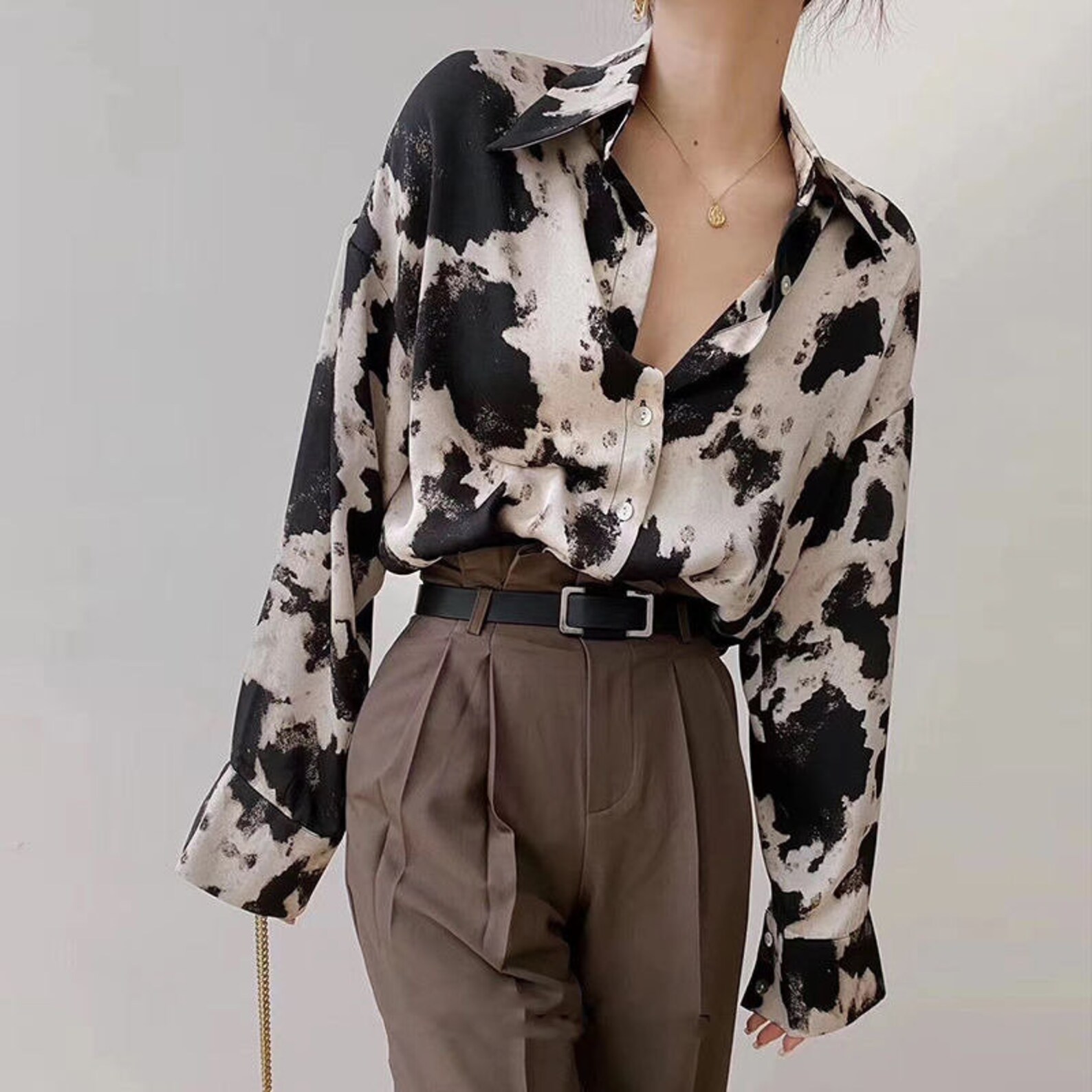 Vintage Retro Long Sleeve Women Blouse - Etsy