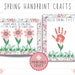 First Day of Spring Craft Spring Handprint Art Toddler - Etsy
