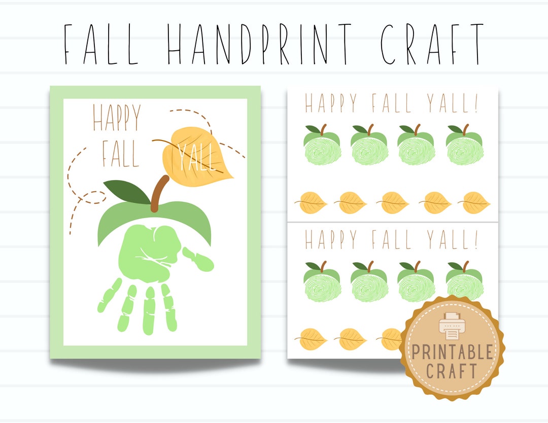 Fall Handprint Craft Thanksgiving Handprint Craft Toddler Fall Art ...