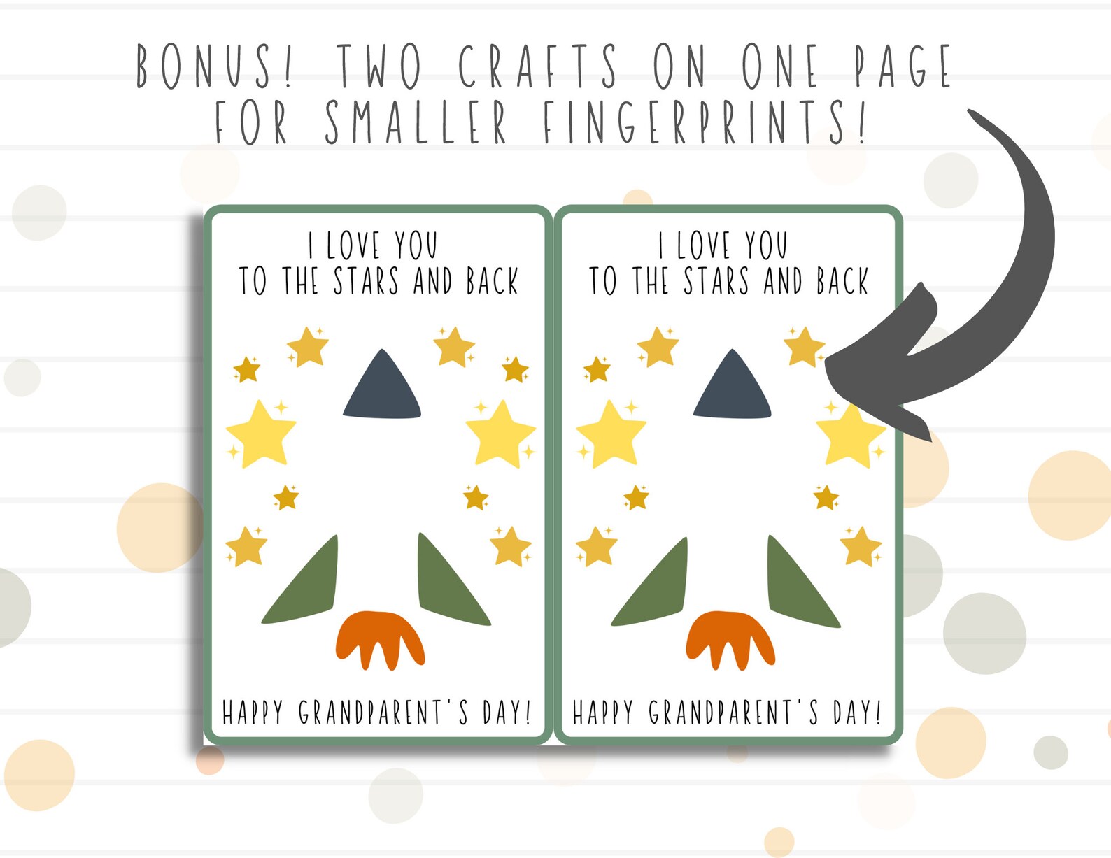 Grandparents Day Craft Handmade Craft for Grandparents - Etsy