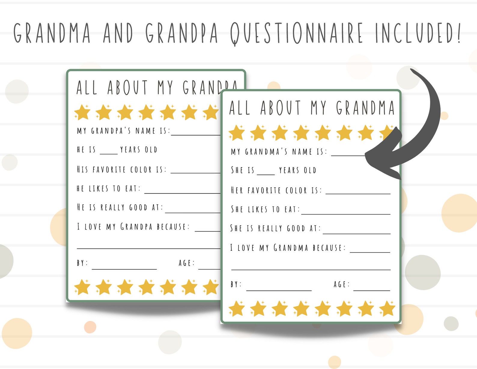 Grandparents Day Craft Handmade Craft for Grandparents - Etsy