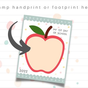 Back to School Craft First Day of School First Day of - Etsy