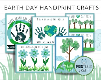 Earth Day Handprint Craft Earth Day Craft Earth Day Art for Kids ...