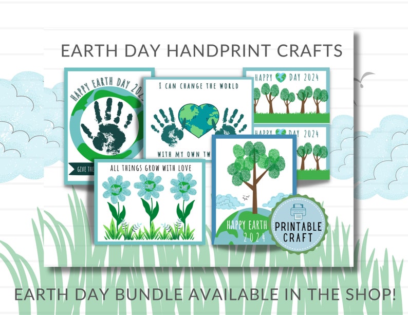 Earth Day Handprint Craft Earth Day Craft Earth Day Art for Kids ...