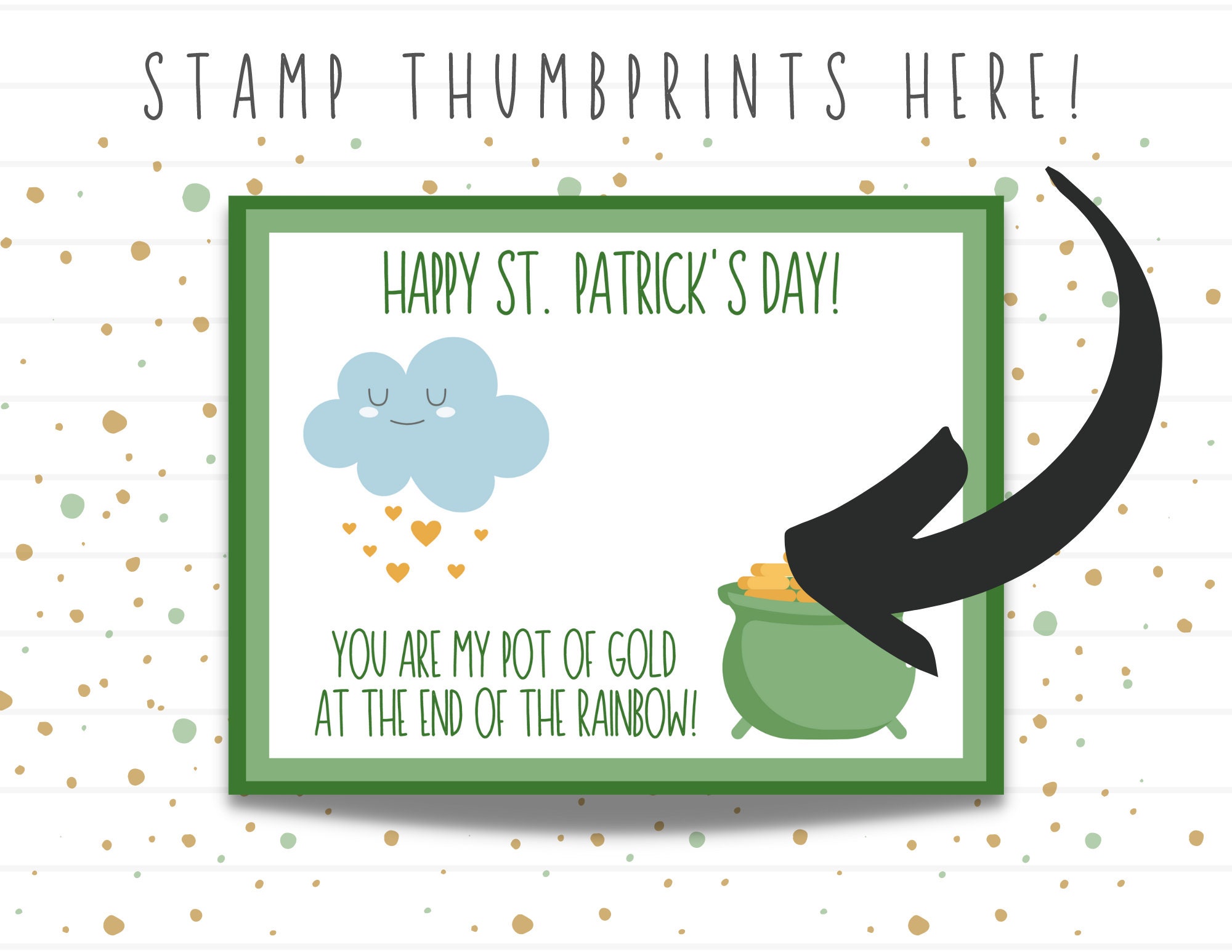 St. Patrick's Day 2023 St. Patrick's Day Handprint Art Toddler St ...