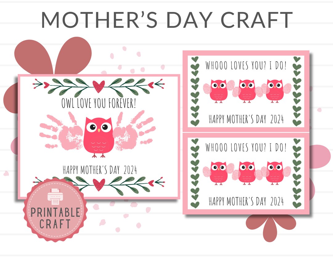 Mother's Day Craft 2024 Handprint Craft Toddler Mother's Day Baby's ...