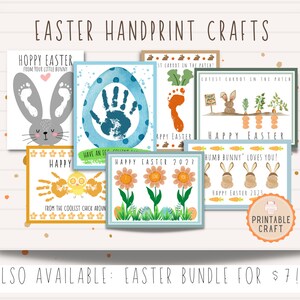 Easter Thumbprint Craft Handprint Art Toddler Craft Easter Kids Craft ...