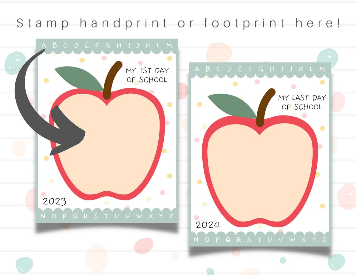 Back to School Craft First Day of School First Day of School Craft ...