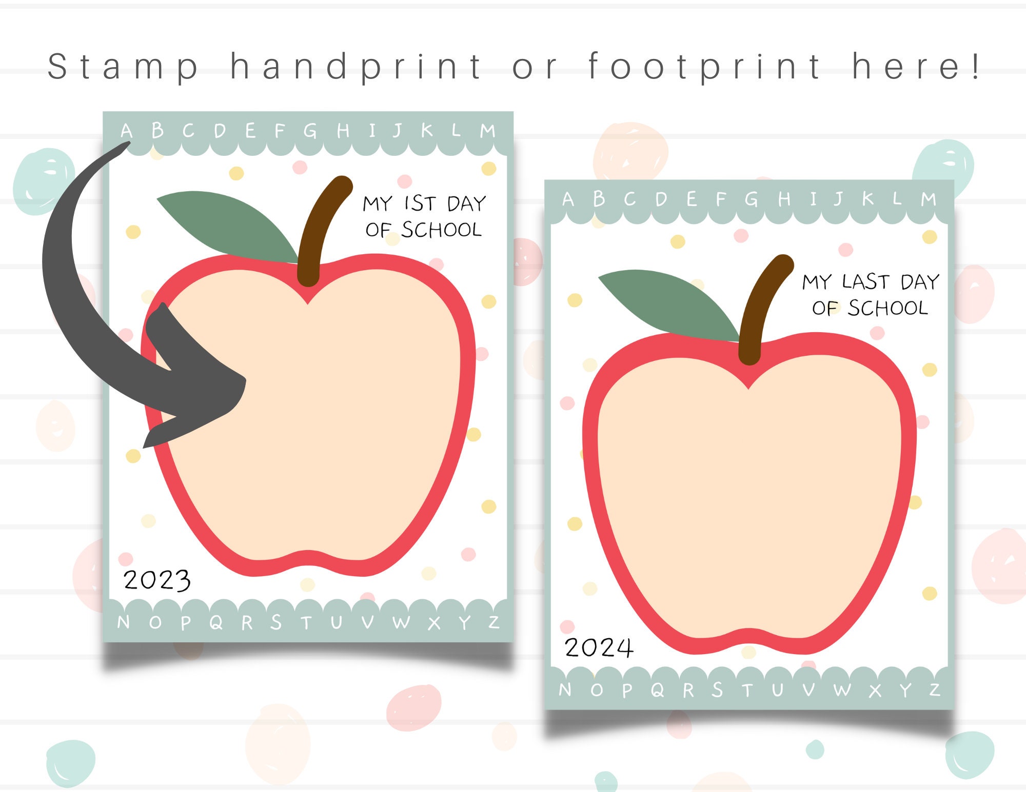 Back to School Craft First Day of School First Day of School Craft ...