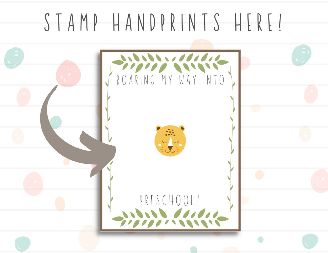 Back to School Craft Preschool Craft First Day of School - Etsy