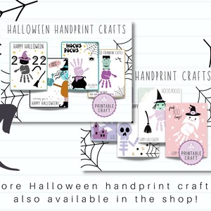 Room on the Broom Craft Toddler Halloween Printable Baby Handprint Art ...