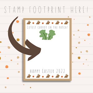 Easter Thumbprint Craft Handprint Art Toddler Craft - Etsy