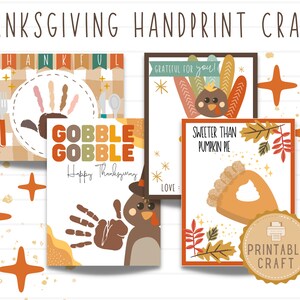 Thanksgiving Handprint Craft Baby Fall Art Preschool Fall Printable ...