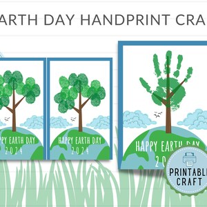Earth Day Handprint Craft Earth Day Craft Earth Day Art for Kids ...