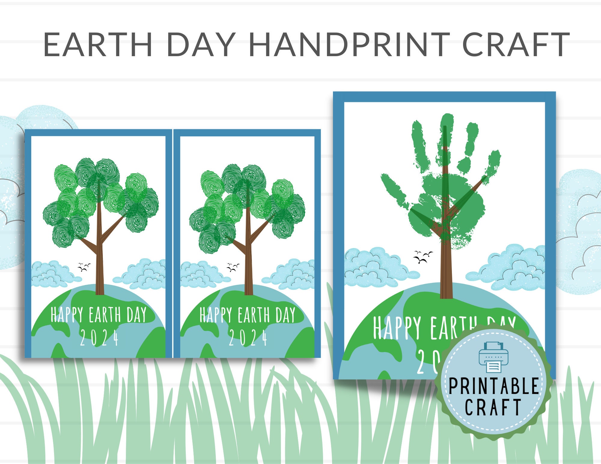 Earth Day Handprint Craft Earth Day Craft Earth Day Art for Kids ...