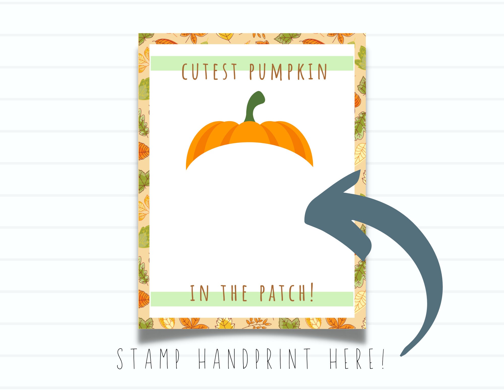 Fall Handprint Craft Pumpkin Handprint Craft Toddler Fall Art Preschool ...