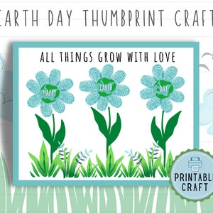 Earth Day Handprint Craft Earth Day Craft Earth Day Art for Kids ...