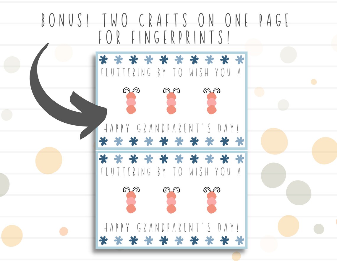 Grandparent's Day Craft Grandparent's Printable Handprint Craft for ...
