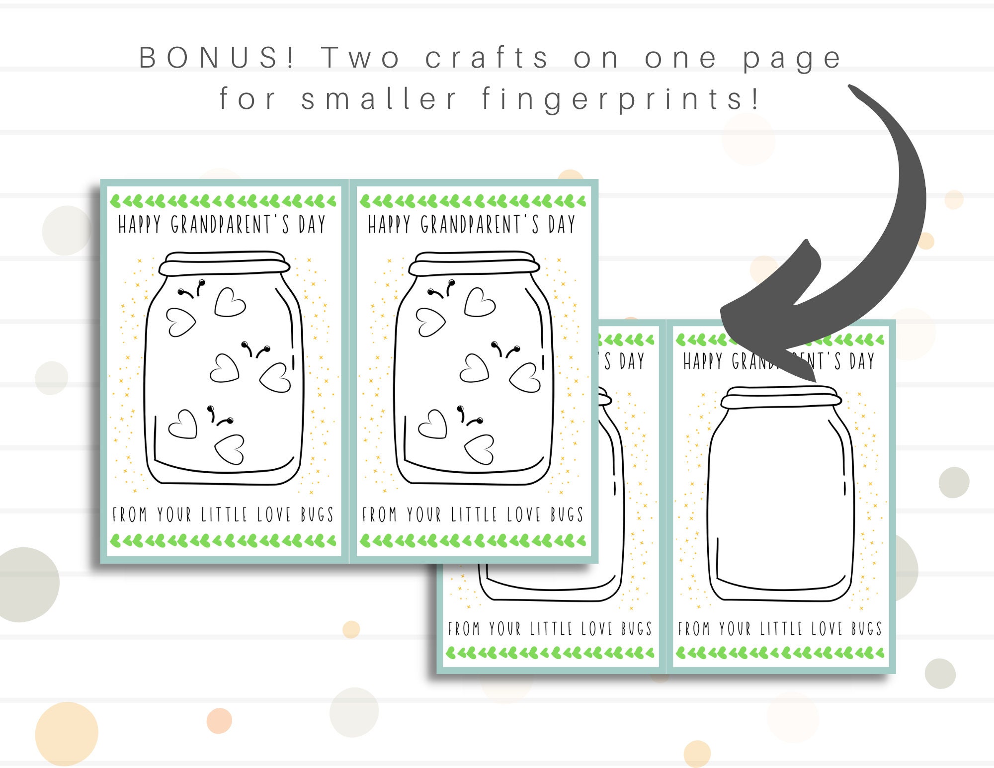 Grandparents Day Craft Grandparents Printable Handprint - Etsy