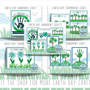 Earth Day Handprint Craft Earth Day Craft Earth Day Art - Etsy