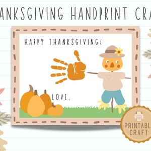 Fall Handprint Craft Thanksgiving Handprint Craft Toddler Fall Art ...