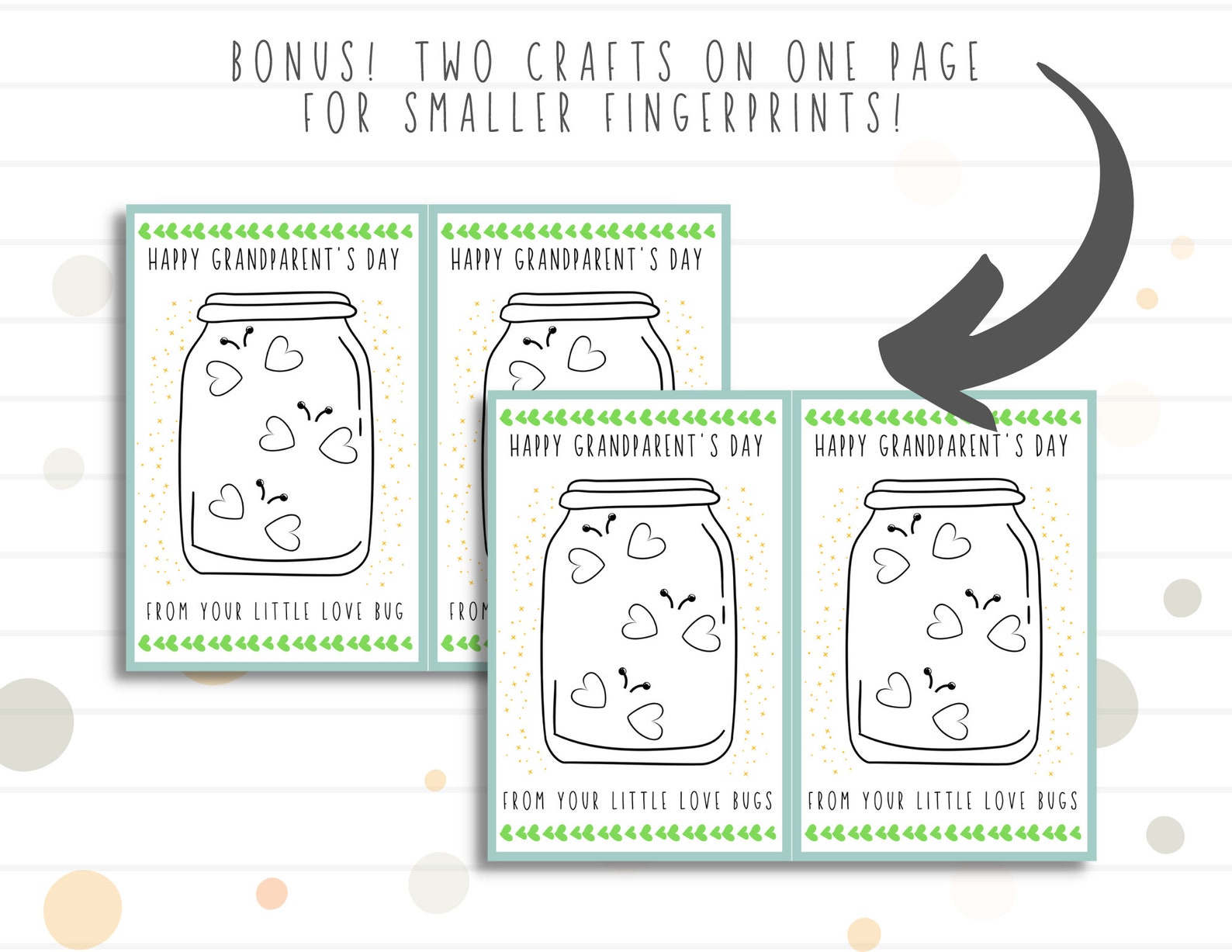 Grandparents Day Craft Grandparents Printable Handprint - Etsy