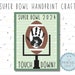 Super Bowl Handprint Craft Football Craft Super Bowl 2024 Super Bowl ...