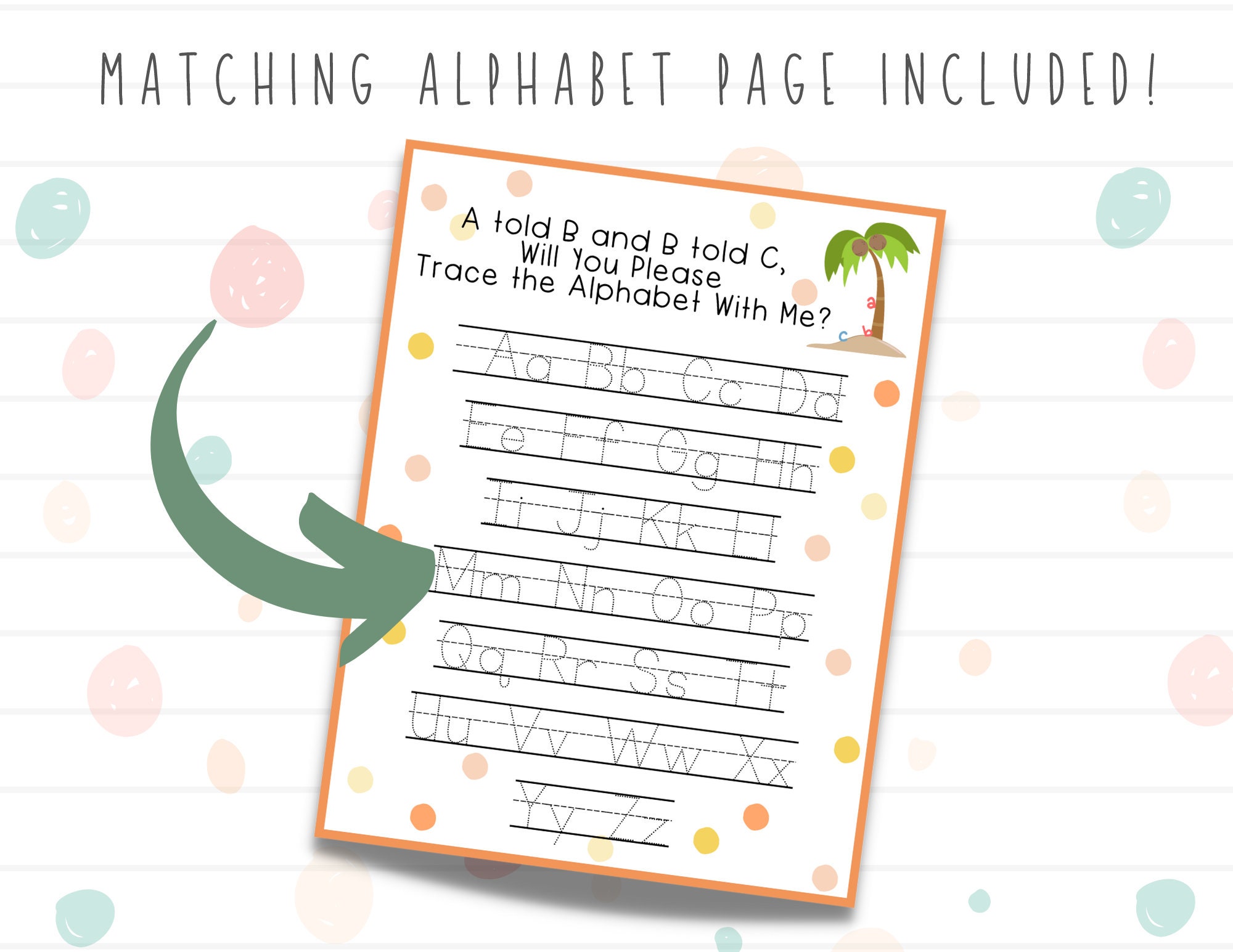 Chicka Chicka Boom Boom Craft First Day of School Activity Alphabet ...