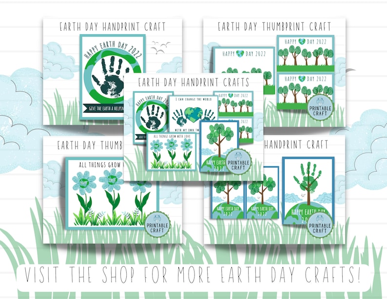 Earth Day Handprint Craft Earth Day Craft Earth Day Art for Kids ...