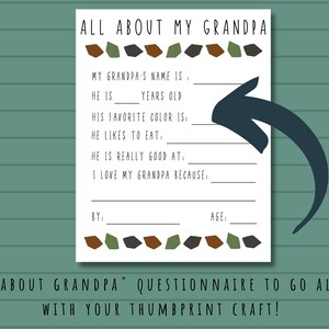 Father's Day Craft for Grandpa Grandpa Handprint Craft Toddler Father's ...