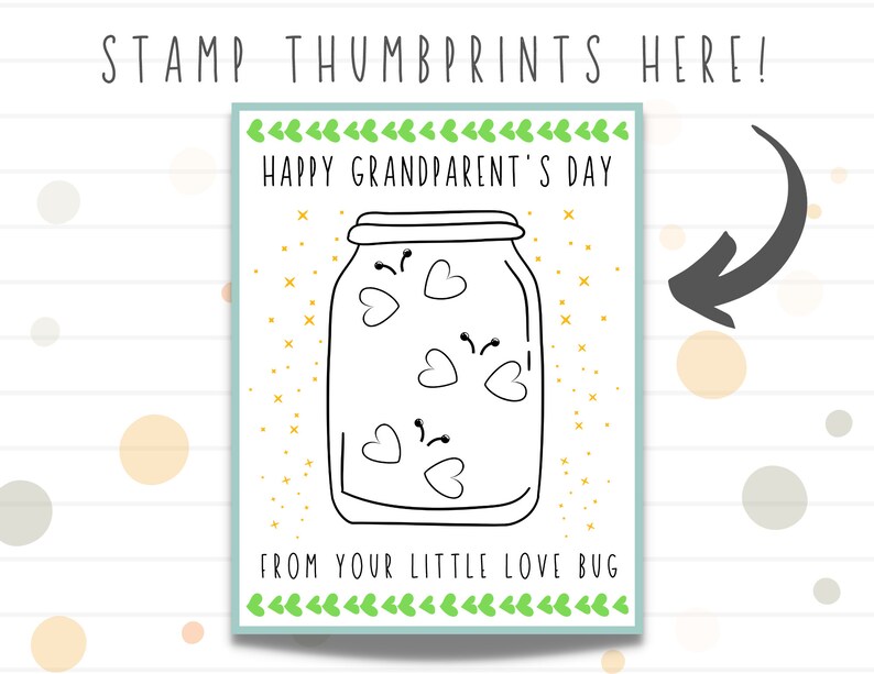 Grandparents Day Craft Grandparents Printable Handprint - Etsy