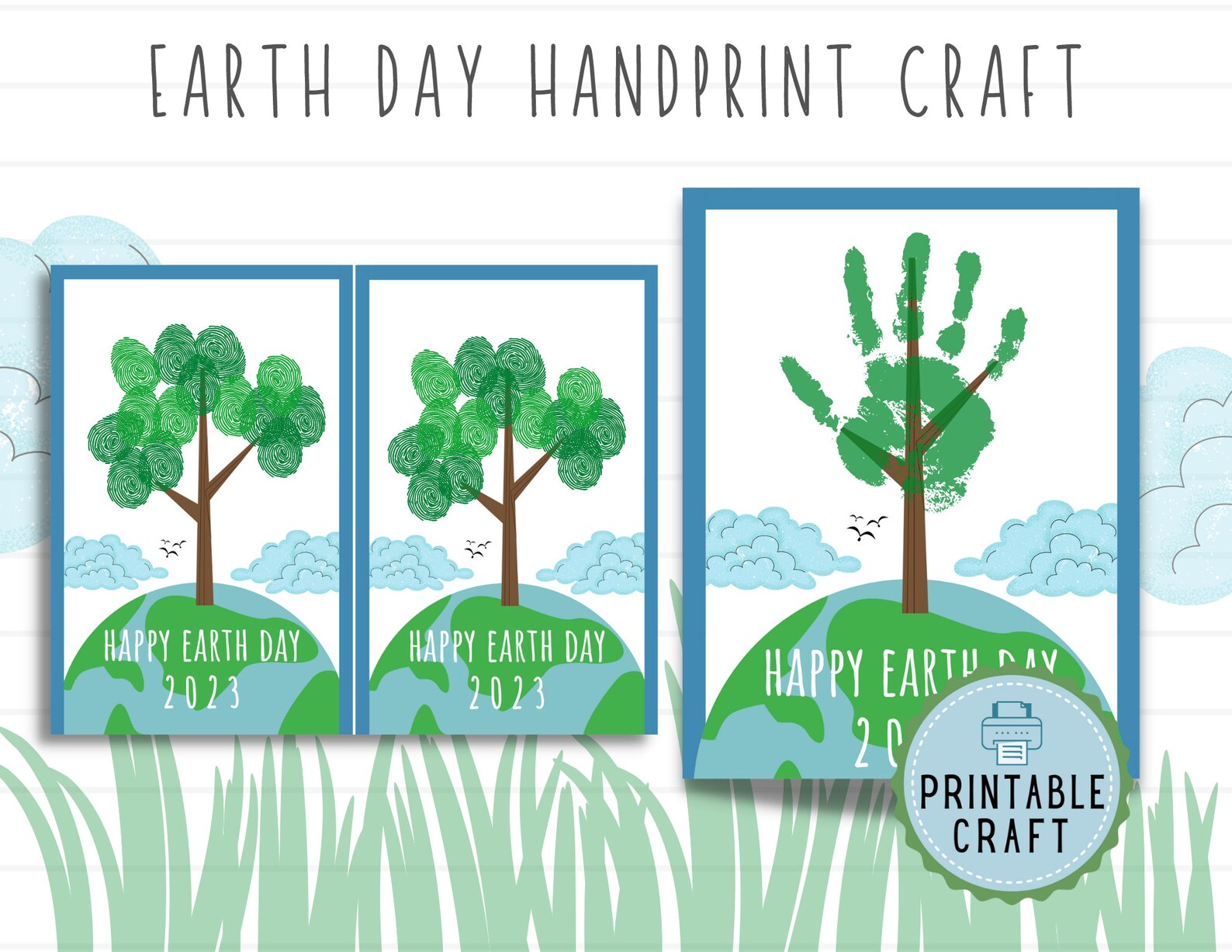 Earth Day Handprint Craft Earth Day Craft Earth Day Art - Etsy