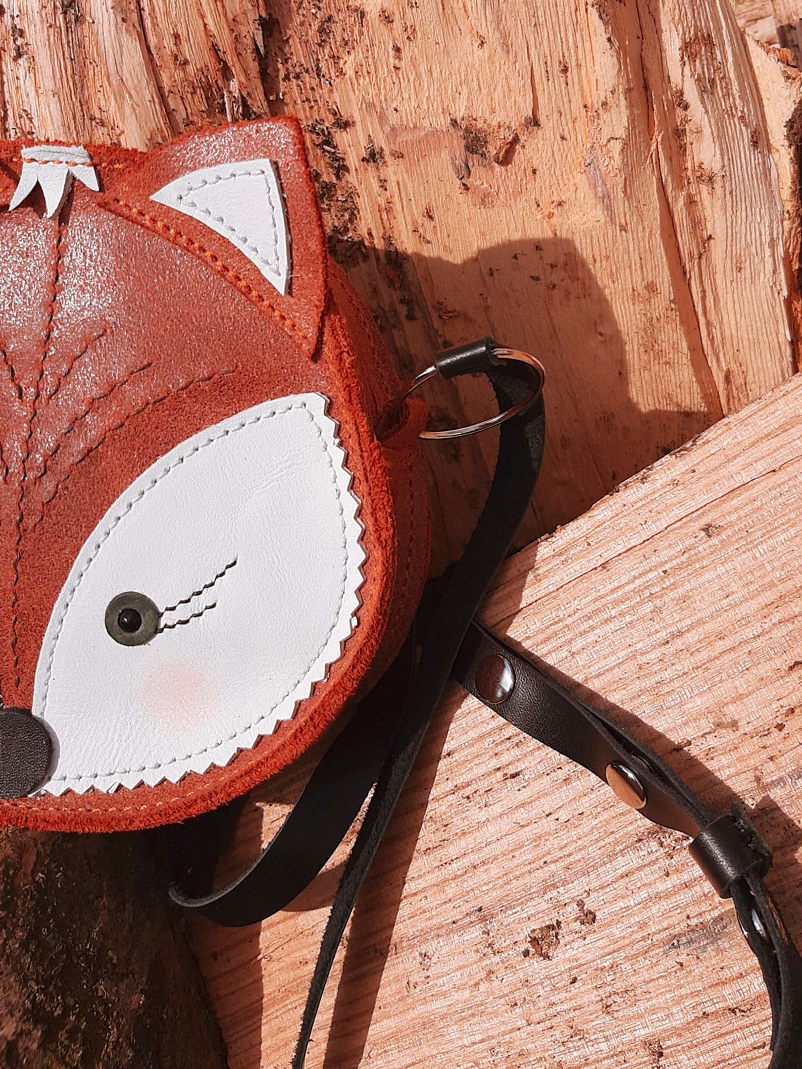 Little Fox Children's Leather shoulder bag custom bags | Etsy