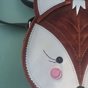 Little Fox Children's Leather Shoulder Bag/bag for Teenager/custom Bags ...