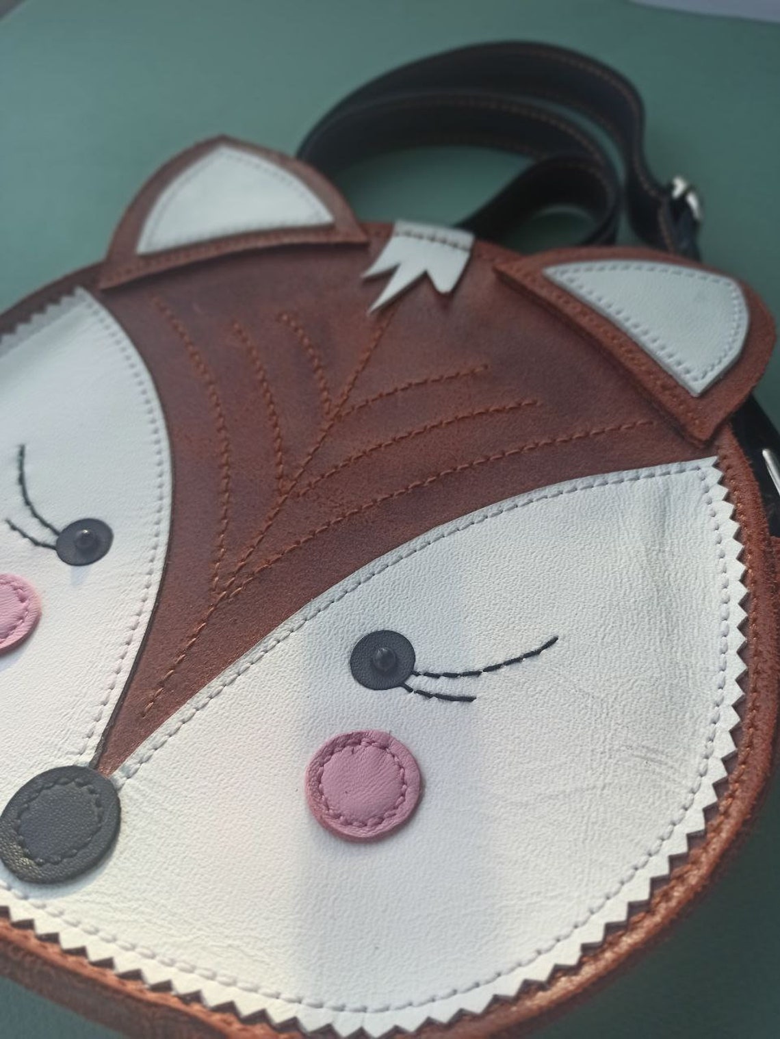 Little Fox Children's Leather Shoulder Bag/bag for Teenager/custom Bags ...