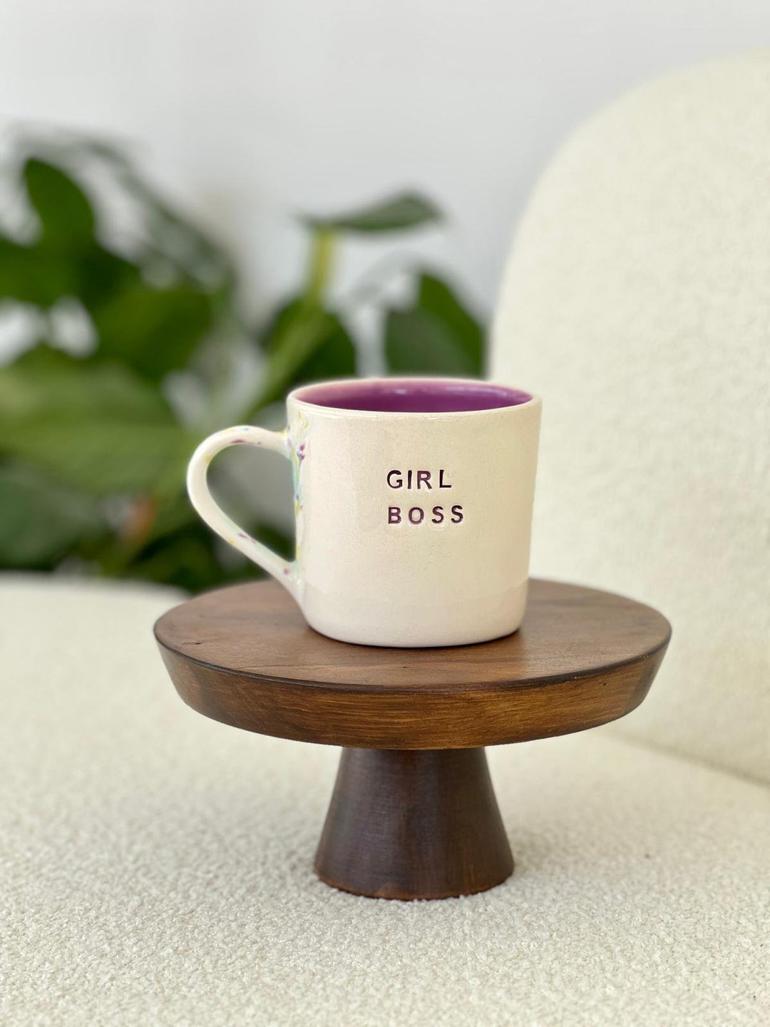 Girl Boss Mug - Feminist Ceramic Mug - Handmade Ceramic Mug - Unique ...