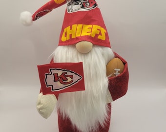 Kansas City Chiefs Gnome, NFL Gnome, Chiefs Kingdom, Tier Tray Decor ...