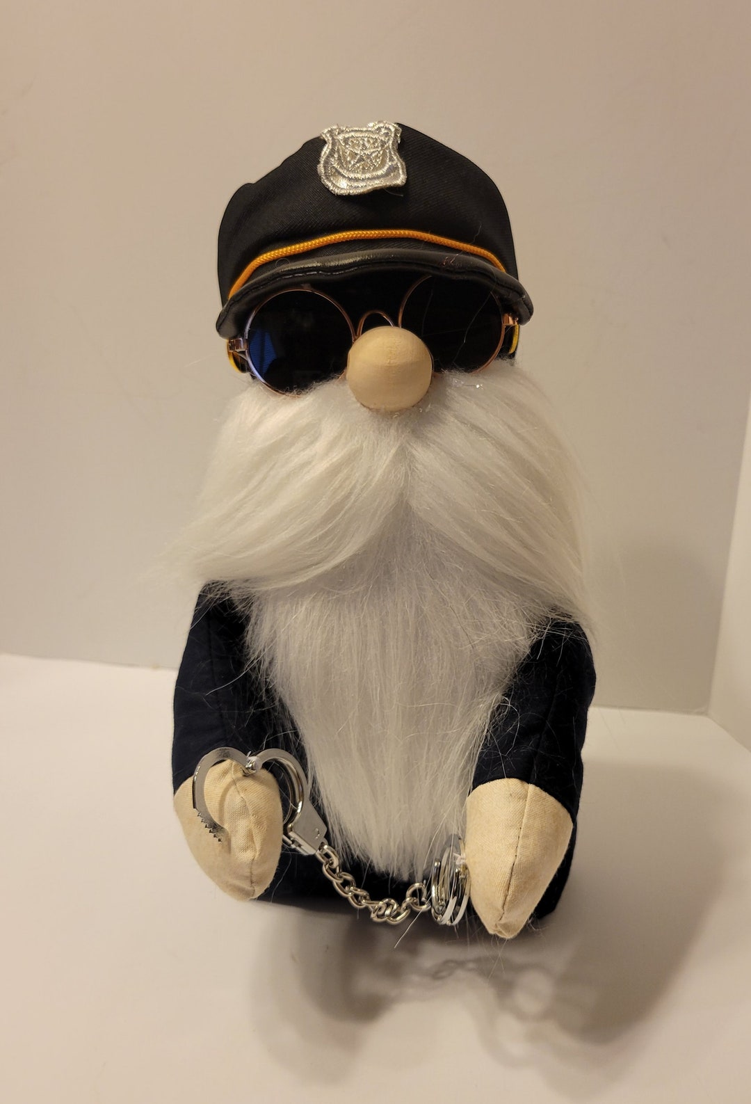 Policeman Gnome - Etsy