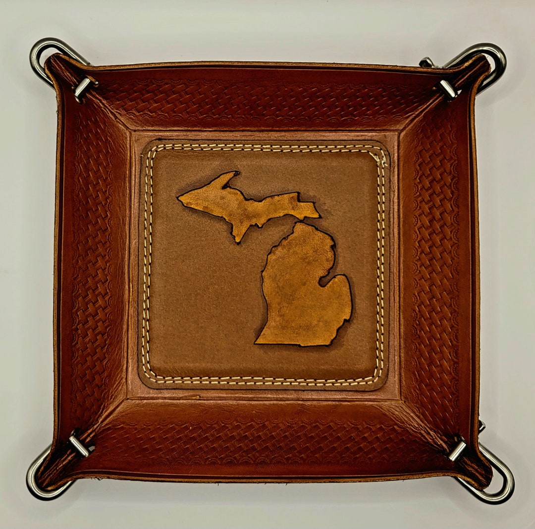 Large Michigan Outline Catchall Organizer Valet Tray - Etsy